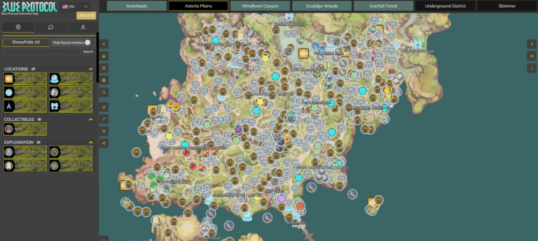 Blue Protocol Star Resonance Map